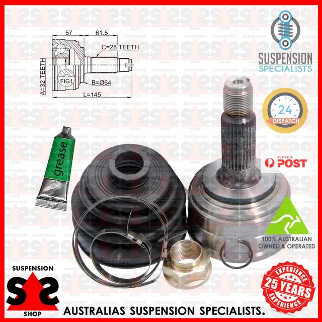 FRONT AXLE JOINT Kit, Drive Shaft Suit HONDA Shuttle (Ra) 2.2 16V (RA1) SHUTTLE EUR 76,80 ...