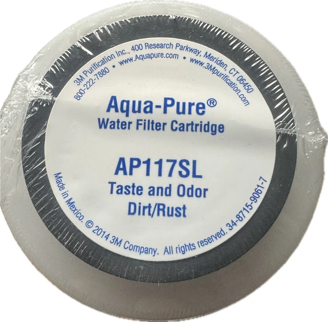 3M AP117 AQUA-PURE Water Filter Cartridge Replacement Whole House £5.10 ...