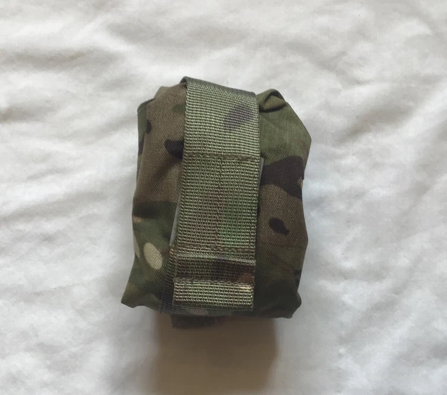 BRITISH ARMY VIRTUS Magazine Drop Pouch | MTP Webbing Dump Pouch VGC £ ...