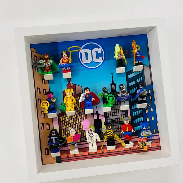 DISPLAY FRAME FOR Lego ® Comics Series minifigures figures 71026 27cm ...