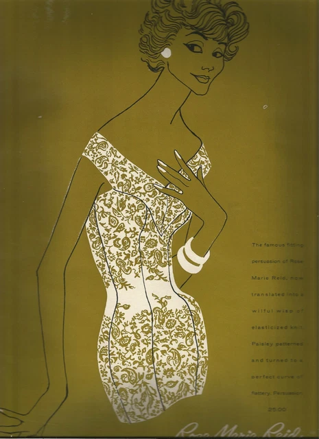 50'S ROSE MARIE Reid Swimwear Ad 1957 £8.60 - PicClick UK