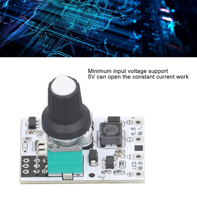 ADJUSTABLE CURRENT LED Driver LED Constant Current Driver Board DC 5V ...
