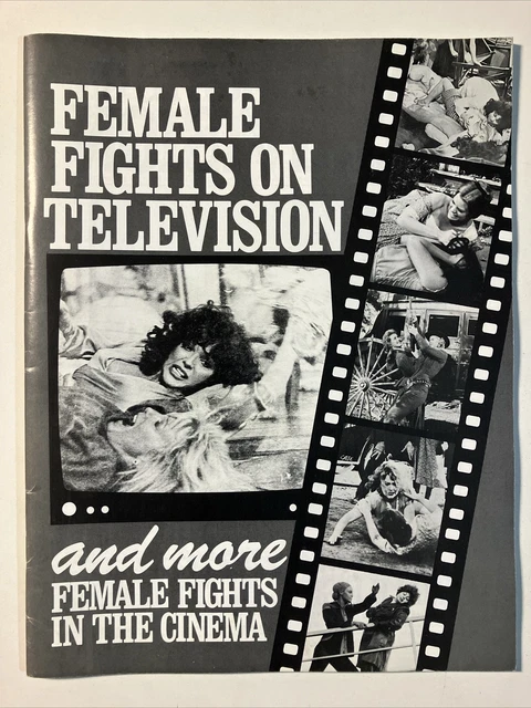 FEMALE FIGHTS ON Television Magazine 1984 Checklist Of TV w/Women ...