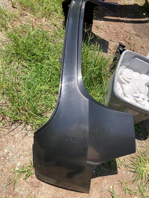 TESLA MODEL Y REAR BUMPER Unpainted Without Sensor Holes 2023-2024 ...