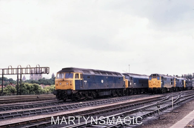S11-20 ORIGINAL 35MM Railway Slide 47414- in line up of locos @ York 28-7-1987 £3.99 - PicClick UK