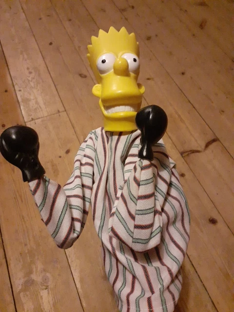 BOXING BART SIMPSON 90s Puppet Figure Simpsons Cartoon Vintage £15.00 ...