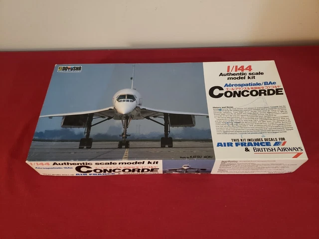 KIT MODÈLE DOYUSHA Concorde Sst Air France / British Airways 1/144 1989 ...