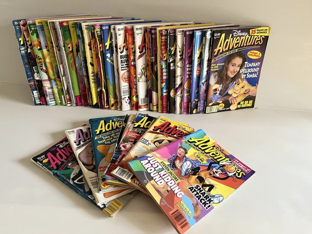 DISNEY ADVENTURES BULK Lot x35 Magazines (1995 - 1999) $399.99 ...