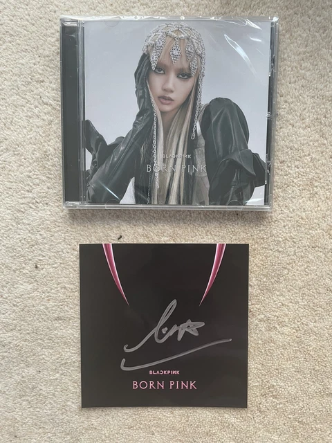 BLACKPINK BORN PINK Official Lisa Jewel Case CD + Signed UK Art Card ...