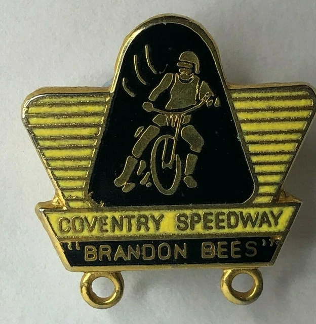 COVENTRY SPEEDWAY THE Brandon Bees Enamal Badge 1970's 25 x 25 mm £14. ...