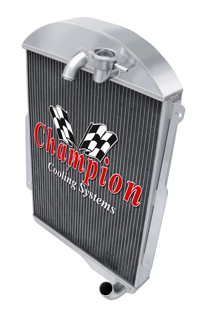 DR CHAMPION 3 Row Radiator,10" Fans,Shroud - 1939 Chevrolet Master 85 ...