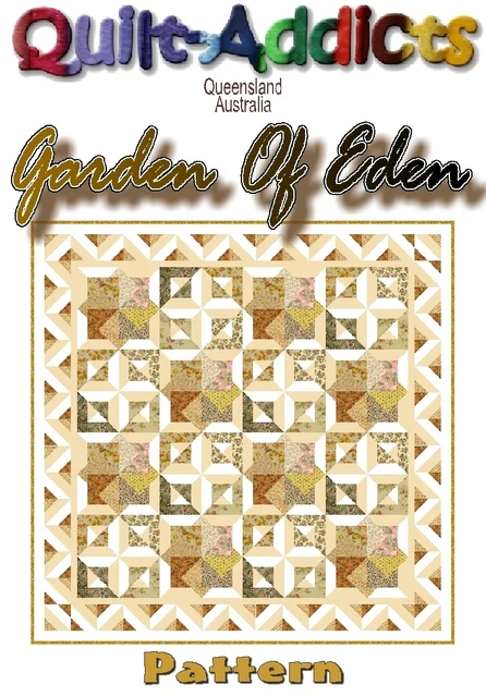 &GARDEN OF EDEN& Patchwork Quilt Pattern - PDF pattern $12.00 - PicClick AU &GARDEN OF EDEN& Patchwork Quilt Pattern - PDF pattern $12.00 - PicClick AU