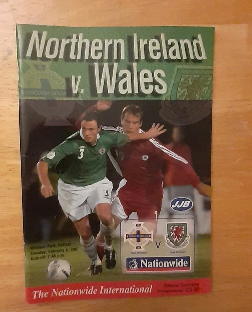 5 WALES Football Programmes. 1995-2007. Home + Away £4.99 - PicClick UK