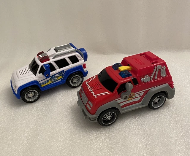 MATCHBOX RESCUE NET Motorized Light And Sounds Police Car and Fire ...