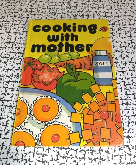 70S VINTAGE RETRO LADYBIRD Book Cooking with Mother Collectable Recipe ...