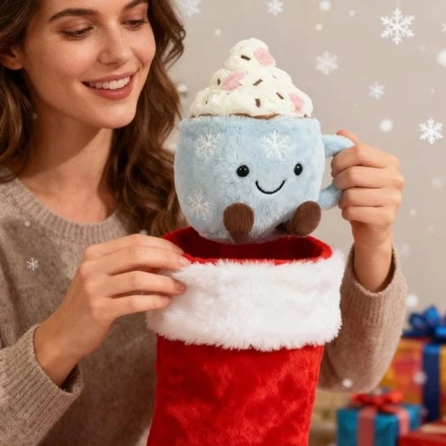 JELLYCAT CHRISTMAS.MARSHMALLOW: AMUSEABLES Chocolate Brand New w/Tags ...