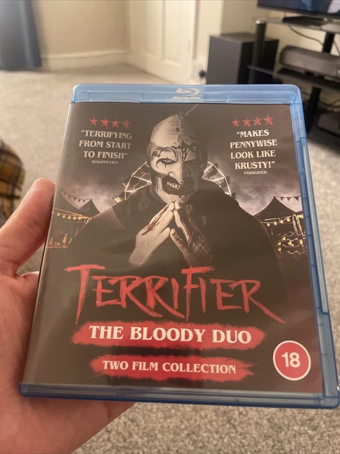 BLU-RAY THE TERRIFIER 1 And 2 The Bloody Duo Two Film Collection £5.00 ...