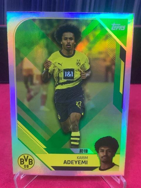 2023-24 TOPPS KARIM ADEYEMI auto #05/10 dortmund EUR 18,15 - PicClick IT