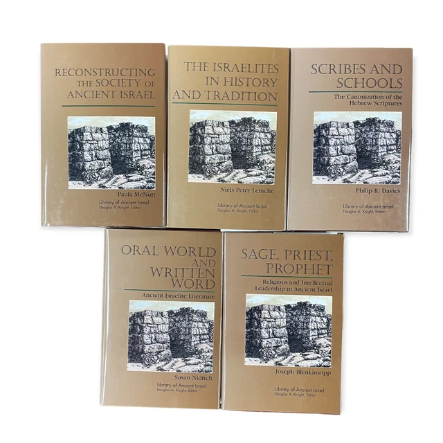 LIBRARY OF ANCIENT Israel 5 Volume Set BRAND NEW Lot Jewish World ...