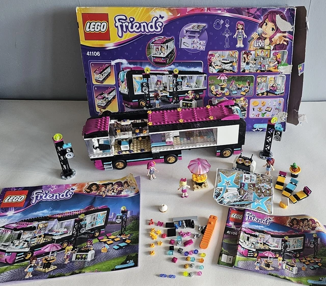 LEGO FRIENDS 41106 Pop Star Tour Bus, Boxed & Instructions (100% ...