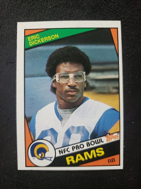 CARTA ROOKIE 1984 Topps #280 Eric Dickerson RC quasi nuova EUR 8,98 ...
