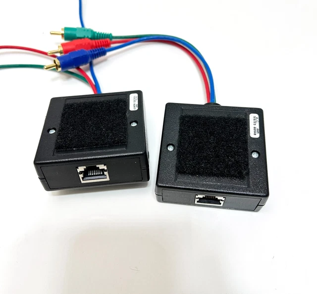 SET OF 2 MuxLab Componet Video Balun CAV-CVB1 RJ45 Pin Componet to Ethernet £13.59 - PicClick UK