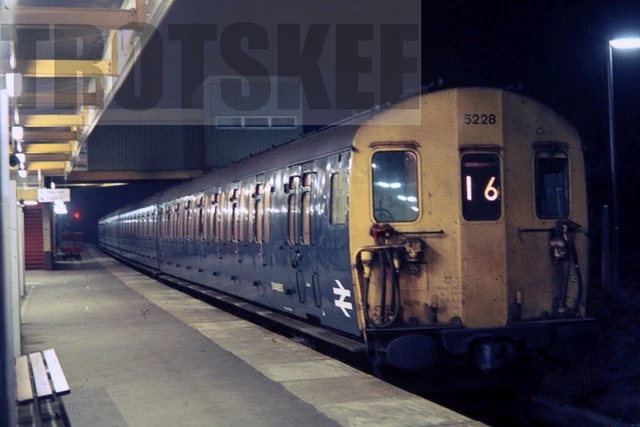 35MM SLIDE BR British Rail Electric EMU Class 415 5228 Sevenoaks 1978 ...