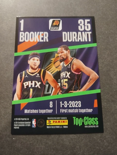 2023-24 PANINI NBA TC Top Class Phoenix Suns Synergy Devin Booker Kevin ...