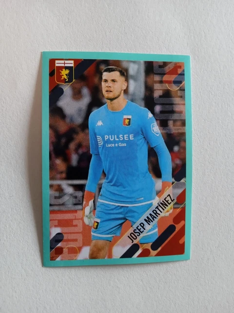 FIGURINA CALCIATORI PANINI 2023/2024 ANTEPRIMA GENOA MARTINEZ n 77 CON ...