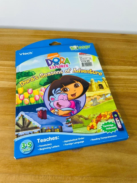 VTECH DORA THE Explorer Seasons of Adventure - Bugsby Reading System ...