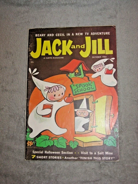 JACK AND JILL October 1962 Magazine ~ Beany & Cecil TV Adventure ...