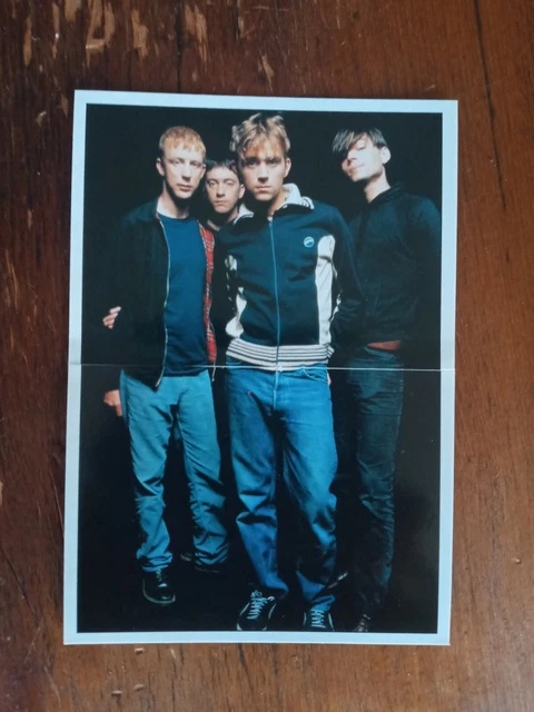 1995 PANINI SMASH HITS Blur band group rock rookie Sticker Card #9 10 ...