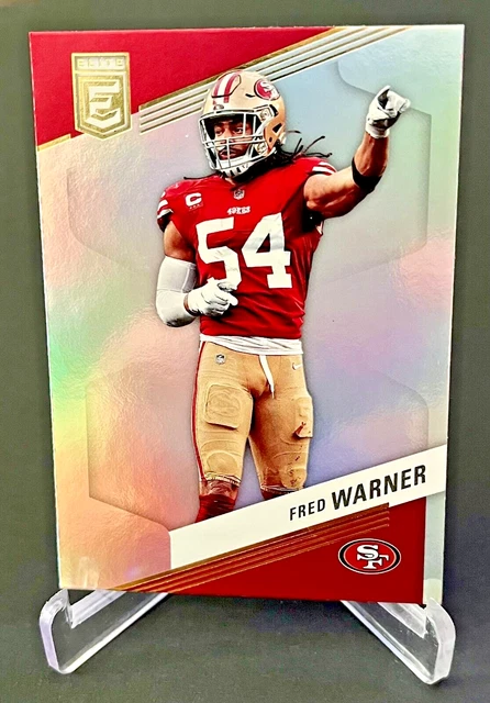 FRED WARNER SAN Francisco 49ers 2023 Panini Donruss Elite Football Card ...