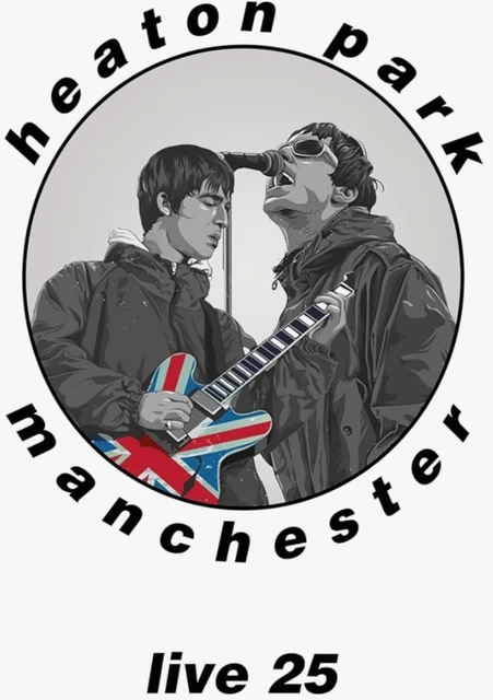 OASIS BAND LIVE 2025 Manchester A4 Picture Print Merchandise ...