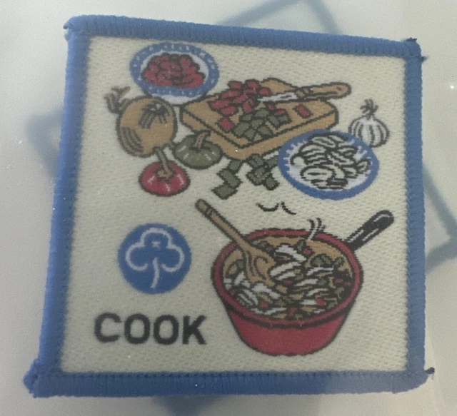 GIRLGUIDING UK GUIDE Cook Badge - Obsolete £3.84 - PicClick UK