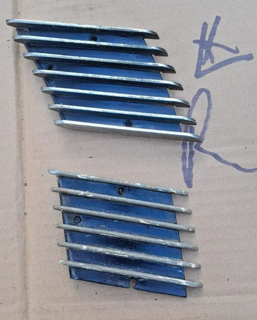 GENUINE FORD CAPRI MK1 louver grill vents X2 RDS very rare RS3100 ...