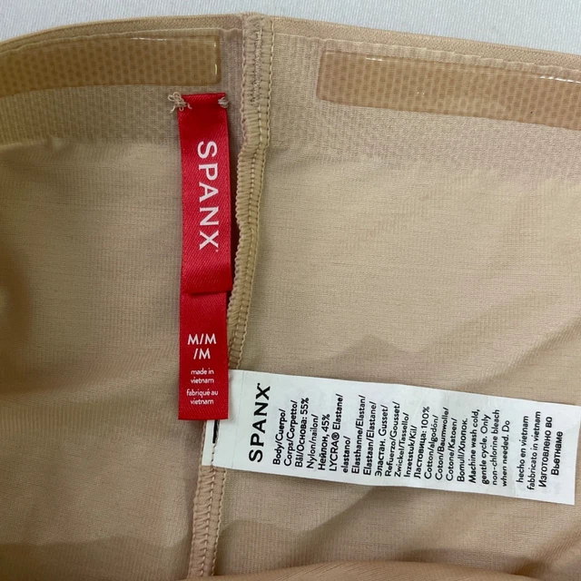 SPANX HIGH WAISTED Shaping Shorts Medium Beige Nude Tummy Control ...