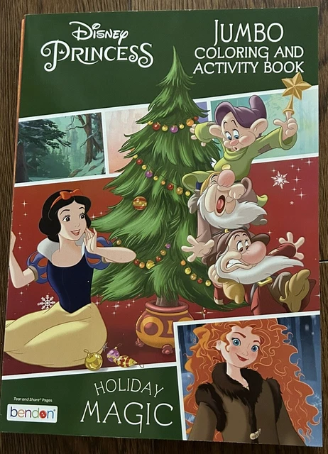 DISNEY PRINCESS HOLIDAY Magic Christmas Coloring & Activity Book (2021 ...