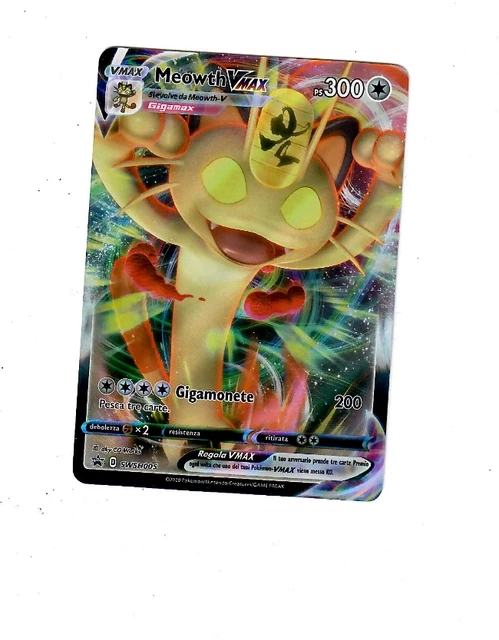 MEOWTH V MAX (SWSH005) ITALIAN Pokémon TCG Single Card LP-NM $3.28 ...
