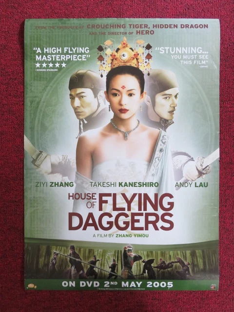 HOUSE OF FLYING Daggers Dvd Poster Ziyi Zhang Takeshi Kaneshiro 2004 ...