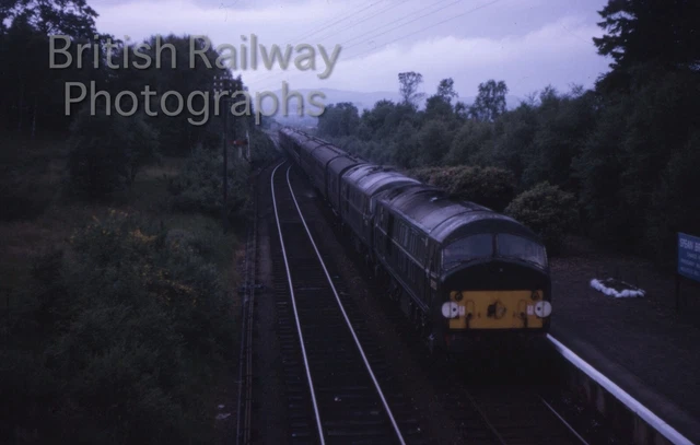 35MM SLIDE BRITISH Railway Diesel Loco Class 21 D6123 D6133 Spean ...