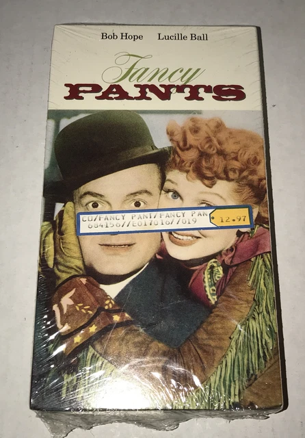 FANCY PANTS VHS 1990 New Sealed Bob Hope Lucille Ball Movie Video NEW ...