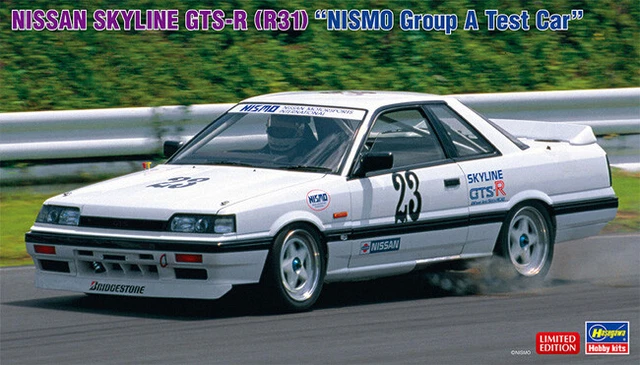 VOITURE D'ESSAI HASEGAWA Nissan Skyline GTS-R (R31) NISMO groupe A 1/24 modèle plastique EUR 74 ...