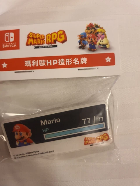 NINTENDO SWITCH SUPER Mario RPG Exclusive HP Clip Pin Promo $49.00 - PicClick AU
