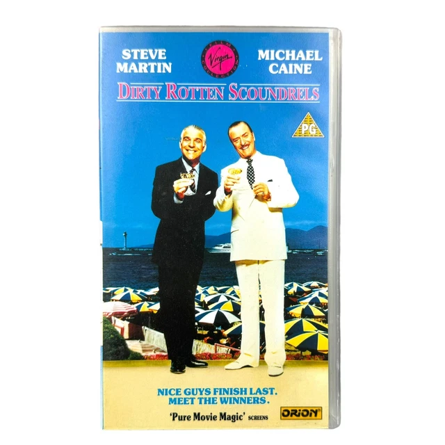 DIRTY ROTTEN SCOUNDRELS Video VHS Vintage Film Comedy Movie Cert PG ...