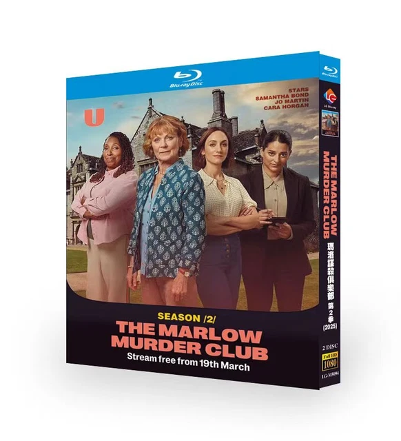 THE MARLOW MURDER Club Season 2 (2025) 2-Disc All Region New Box Set £ ...