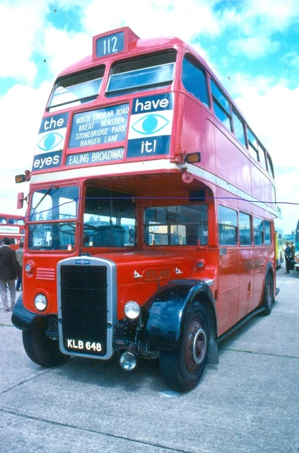 ORIGINAL BUS COLOUR Slide Of Classic London Transport Rtl453 With ...