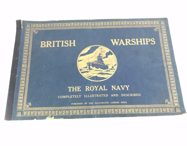WW 2 BRITISH Warships Large Format London Illustrated 1940's Read ...