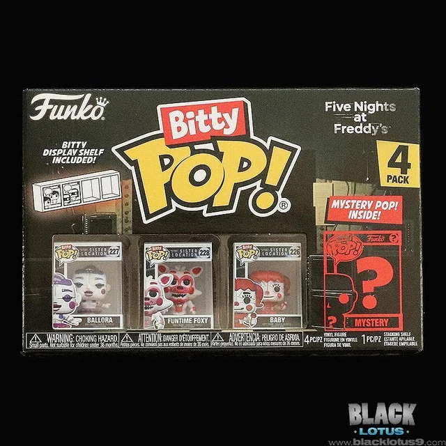 FUNKO BITTY POP! Five Nights At Freddy's Ballora Foxy Baby FNAF IN ...