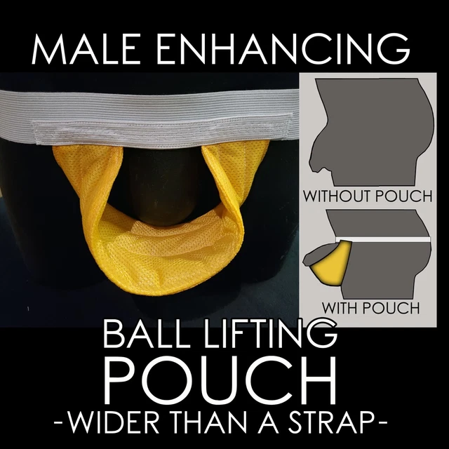 MALE BALL LIFTING Pouch, Mens Padded Testicle Booster Enhancer ...